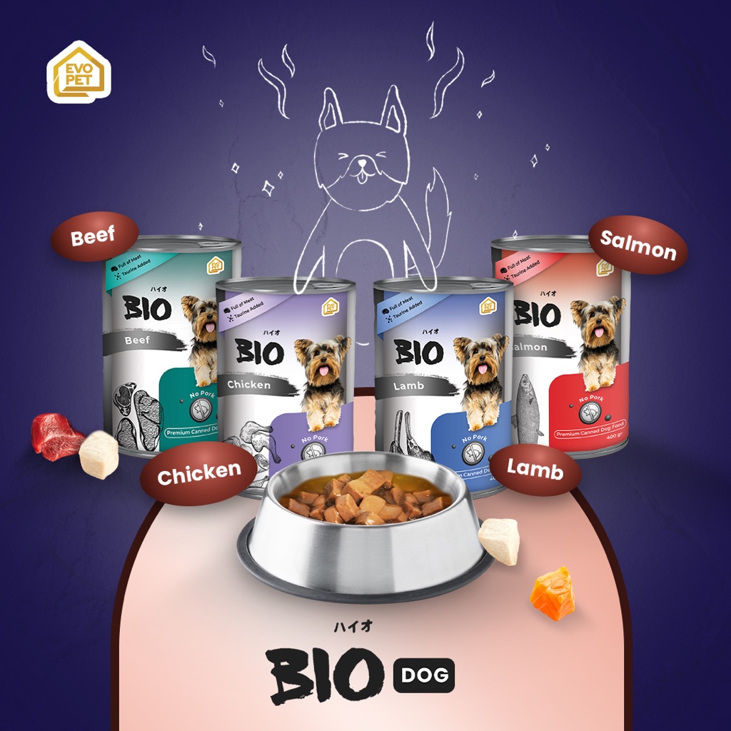 Jual BIO DOG WET FOOD 400GR | Shopee Indonesia