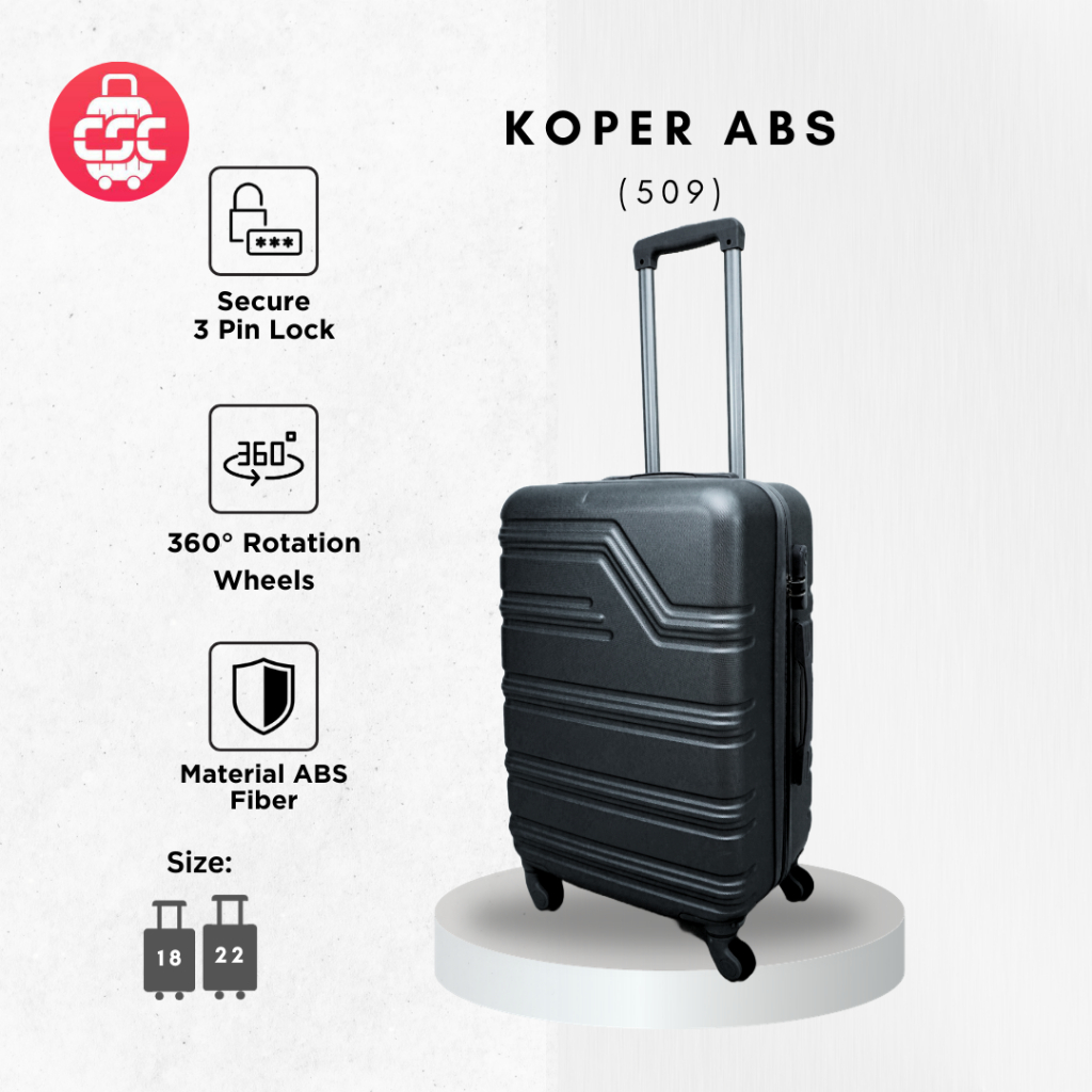 Jual ( 509 ) Koper Sultan / Koper Cabin 18 dan 22 Inch Gagang Kuat Dan ...