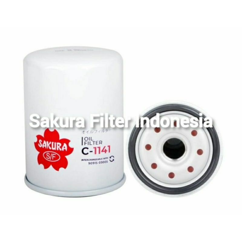 Jual Filter OLi Innova reborn Hilux Saringan oli Sakura C-1141 | Shopee ...