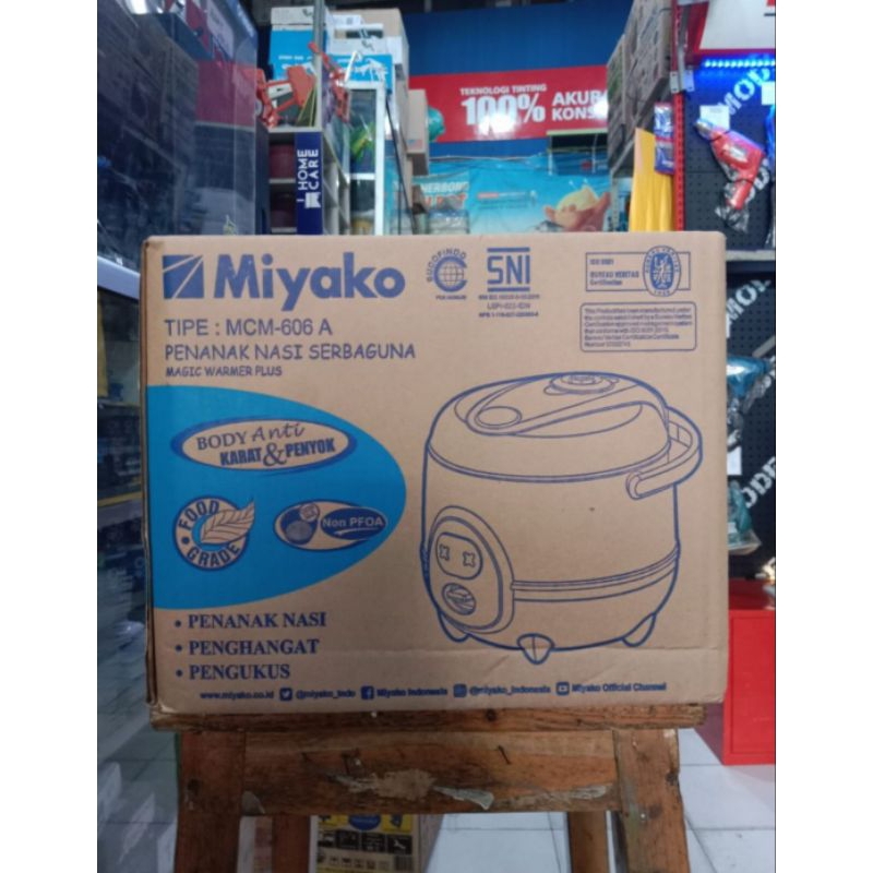 Jual Miyako Magic Com Mini MCM 606A 3 in 1 | Shopee Indonesia