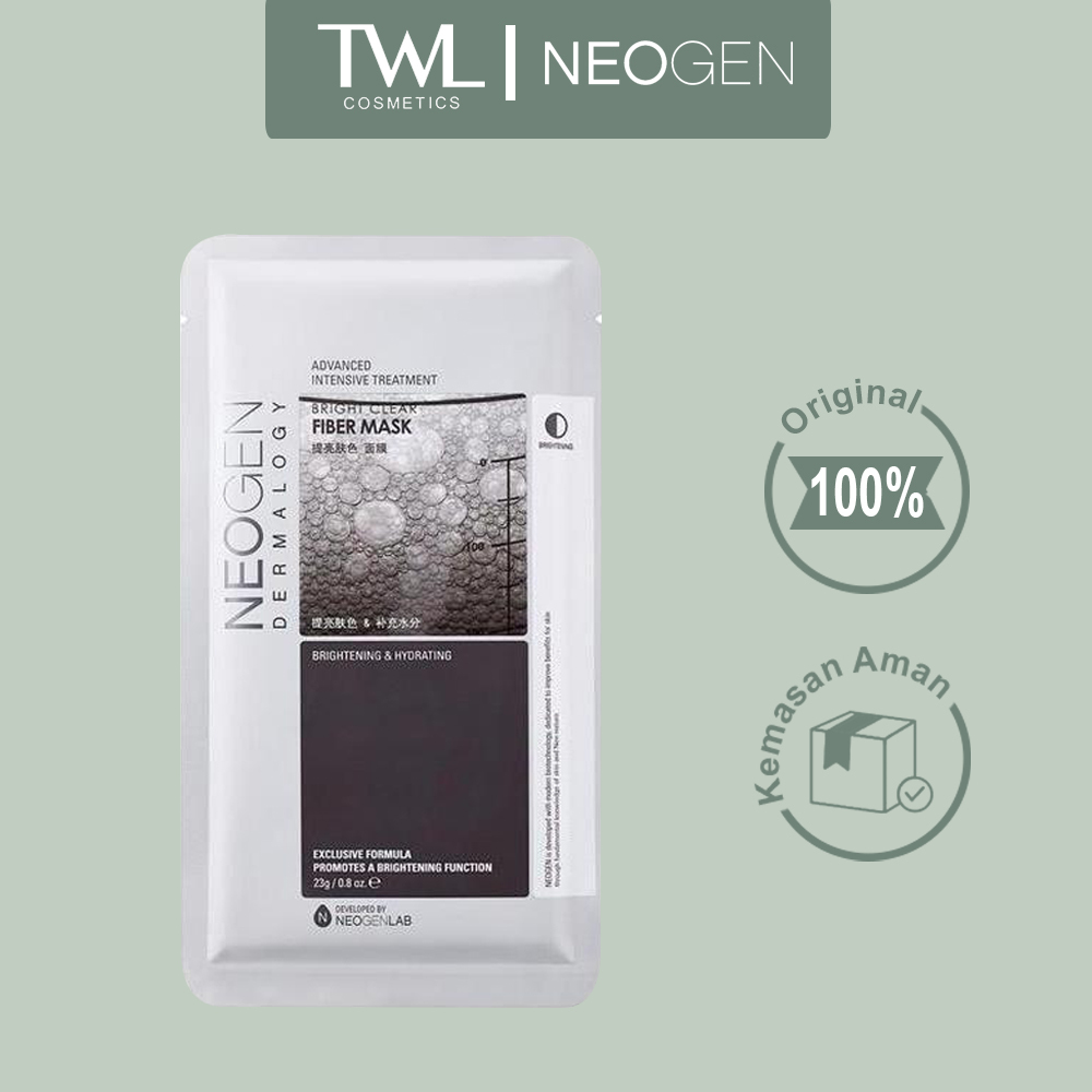 Jual Neogen Bright Clear Fiber Mask (Isi 5 Pack) | Shopee Indonesia