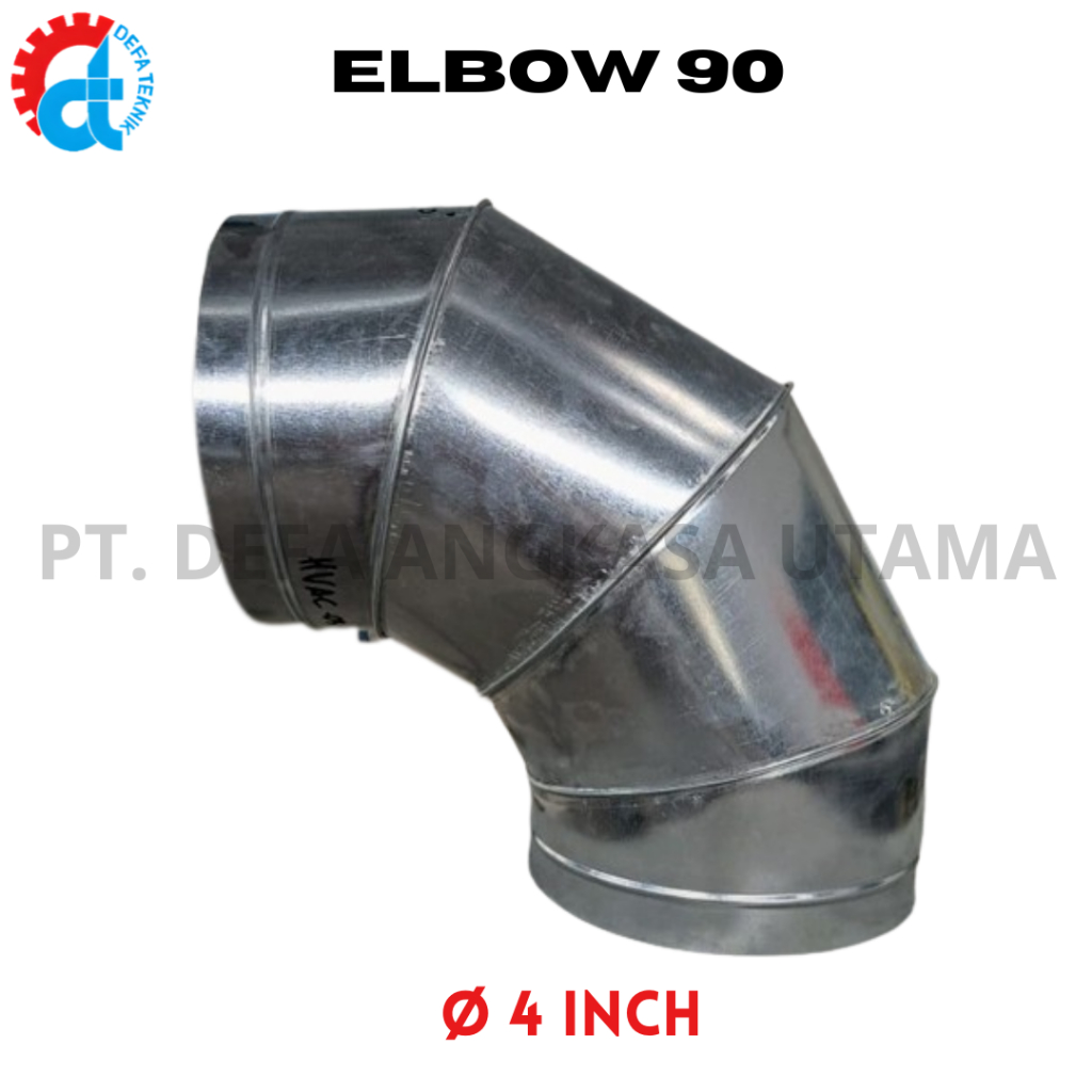 Jual Elbow ducting 90 derajat 4"/ elbow 90 uk 4 inch | Shopee Indonesia