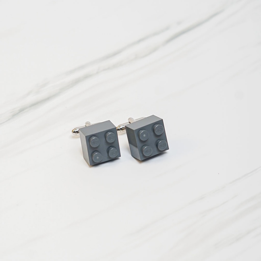 Jual Houseofcuff Cufflinks Kancing Manset French Cuff Lego Brick Abu ...
