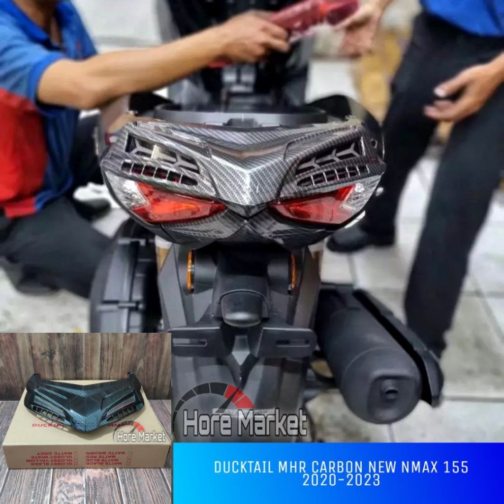 Jual TUTUP DUCKTAIL NEW NMAX 155 CARBON MHR 2020 2021 2022 2023 COVER ...