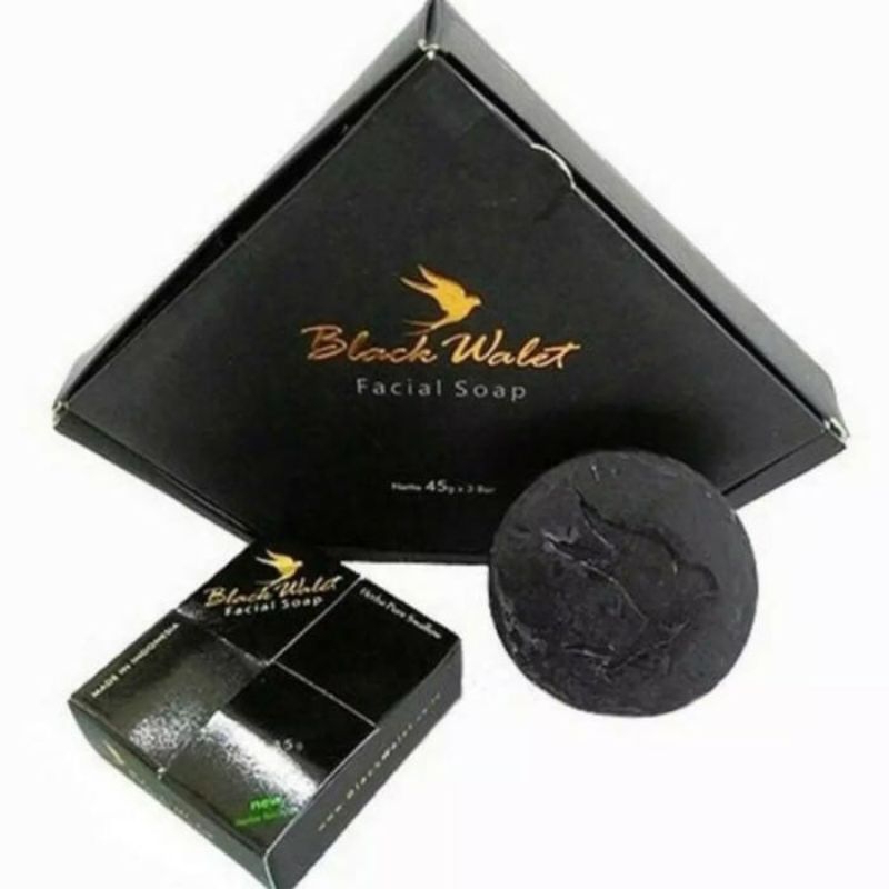 Jual Black walet Original 1 paket isi 3 pcs / sabun jerawat ampuh aman ...