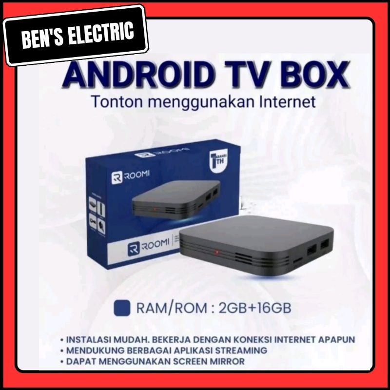 Jual android tv box tanaka roomi 2GB+16GB (merubah tv lcd, tabung ...