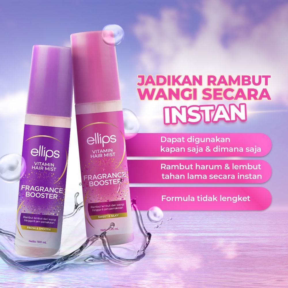 Jual ELLIPS HAIR MIST SWEET & SILKY / FRESH & SMOOTH 100ML | Shopee ...