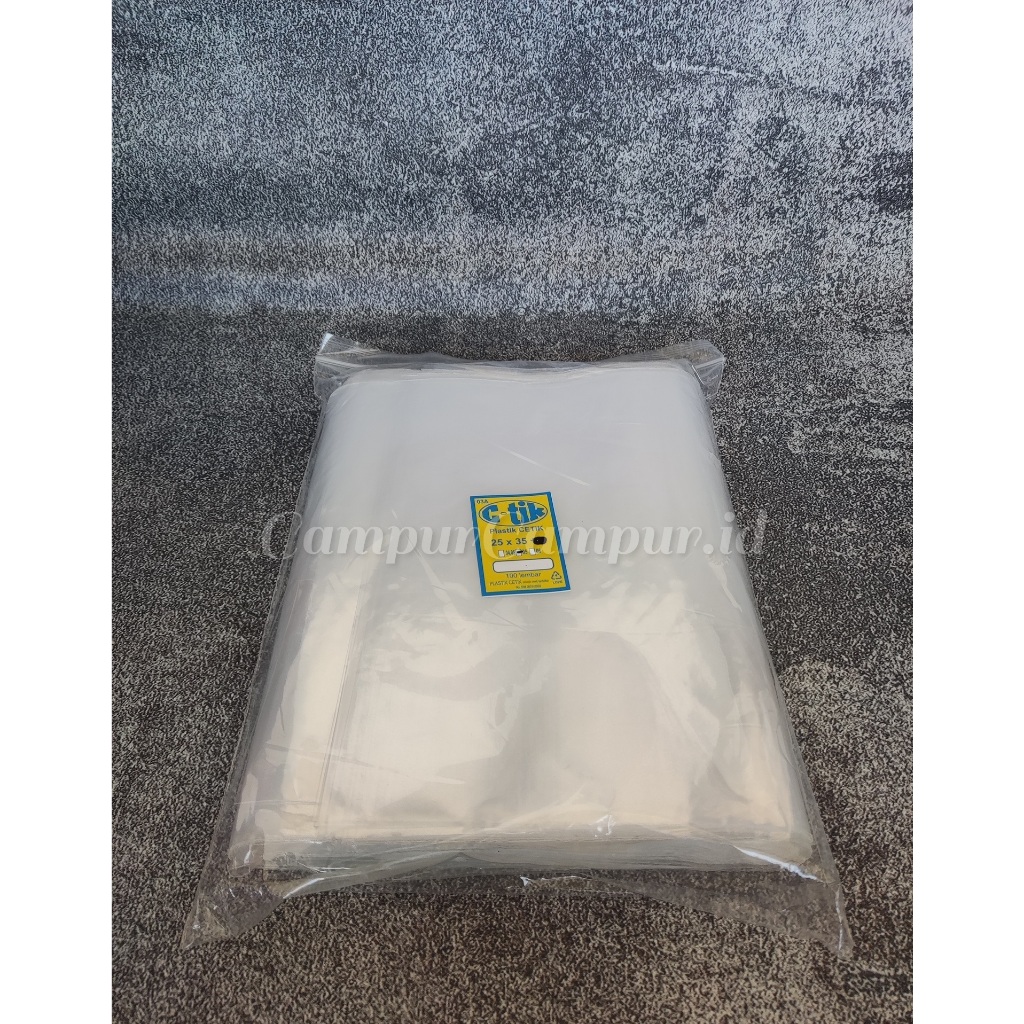 Jual Plastik Ziplock Bening 25x35 Plastik Packing Baju Sepatu Plastik ...