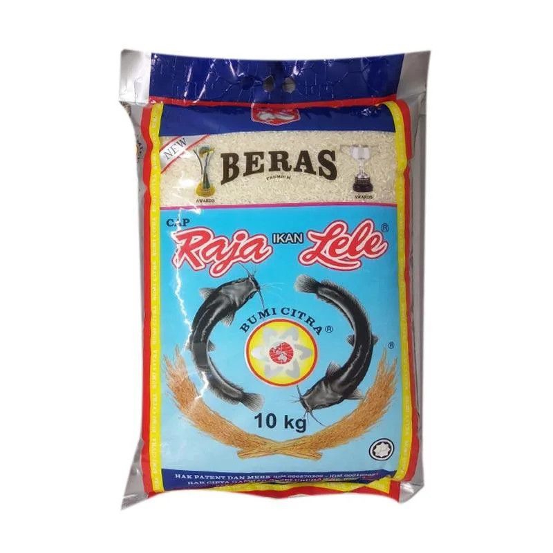 Jual BERAS CAP RAJA IKAN LELE HITAM 10KG | Shopee Indonesia