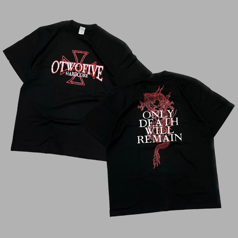Jual Tshirt Otwofive "Only Death Will Remain" | Shopee Indonesia