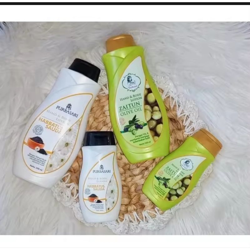 Jual PURBASARI Hand Body Lotion Zaitun & Habbatussauda 100ml 220ml ...