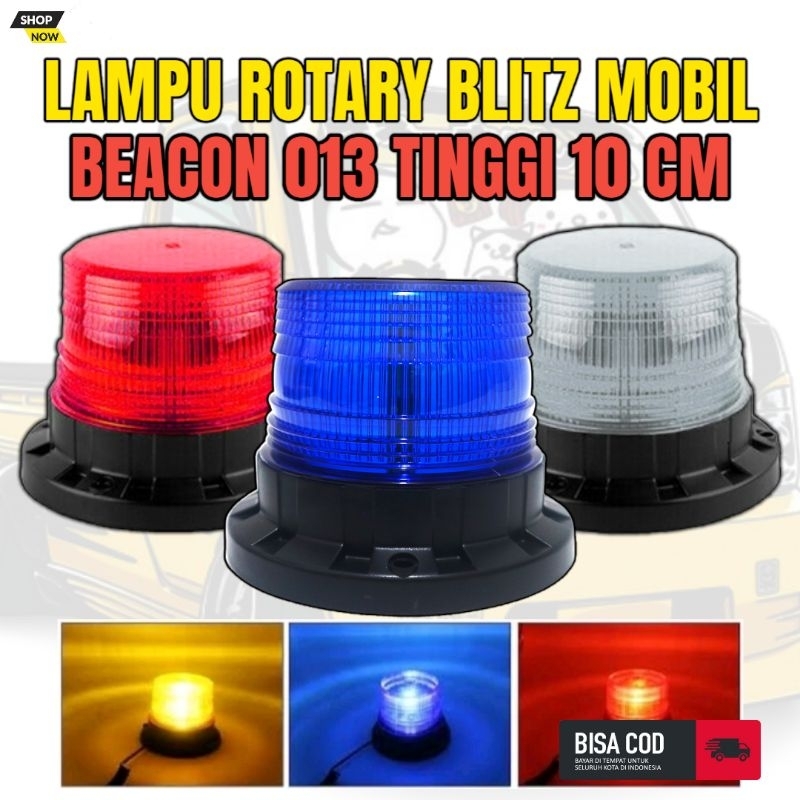 Jual Lampu Rotary Rotari Rotator LED Blitz 12-24 Volt Mobil Truk Kedip ...
