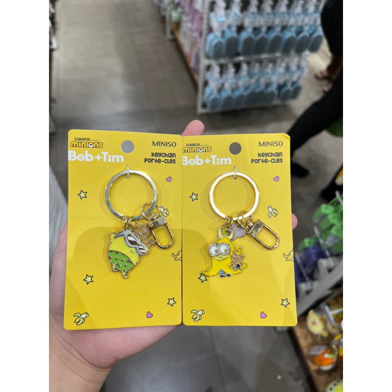 Jual Miniso x Minions ‼️ Gantungan Kunci Keychain Bob Tim Minions ...