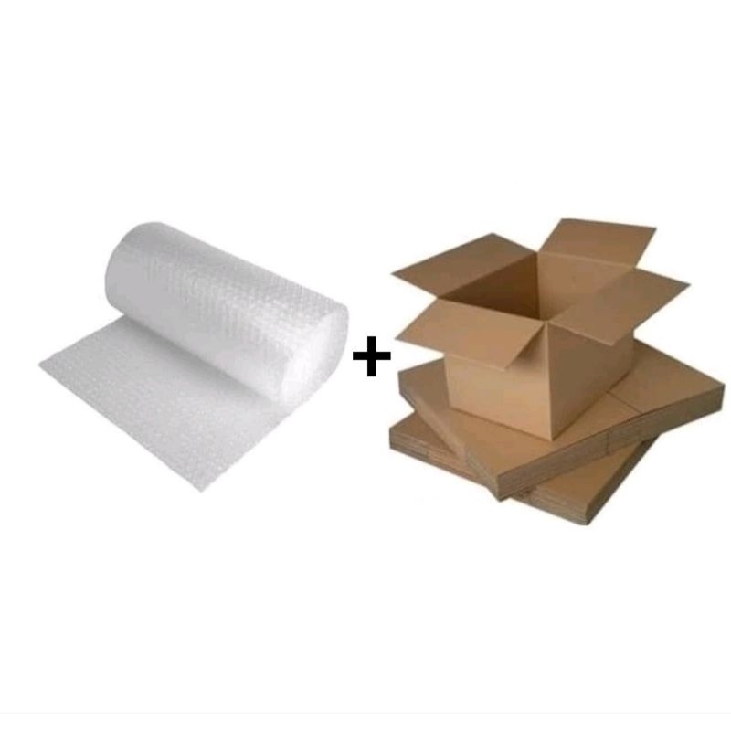 Jual PENGAMAN PACKING BURBLE WRAP+ KARDUS | Shopee Indonesia