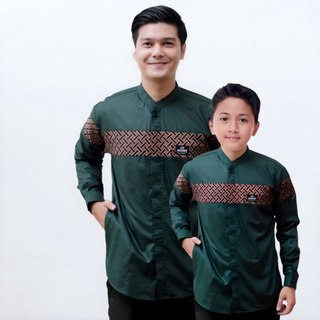 Jual BARS CLOTH.CO Baju Lebaran Couple Pasangan 2024 Kemeja Koko Ayah ...