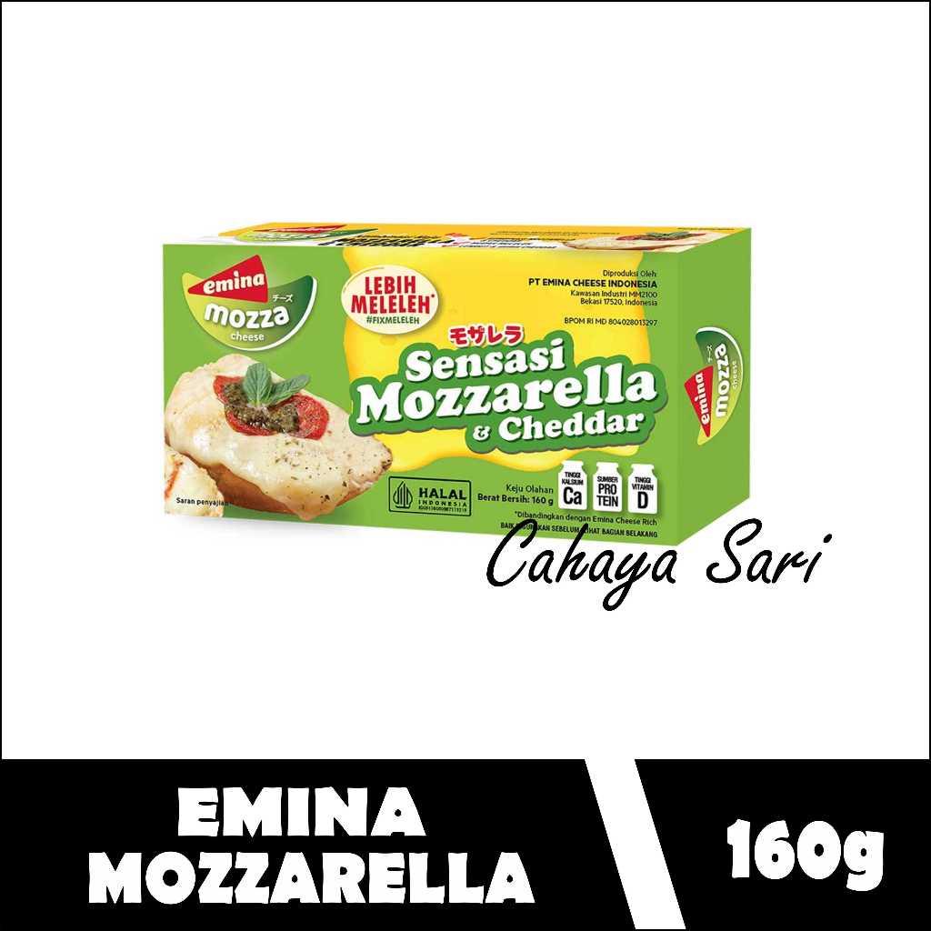 Jual Emina Block keju Mozzarella 160G | Shopee Indonesia