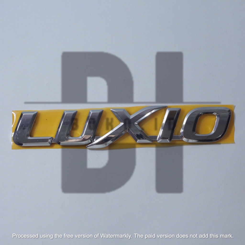 Jual Logo Emblem Bagasi Tulisan Luxio Original | Shopee Indonesia
