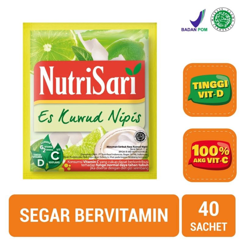 Jual NutriSari Kuwud Nipis isi 40 sachet - Minuman Sari Buah Jambu ...