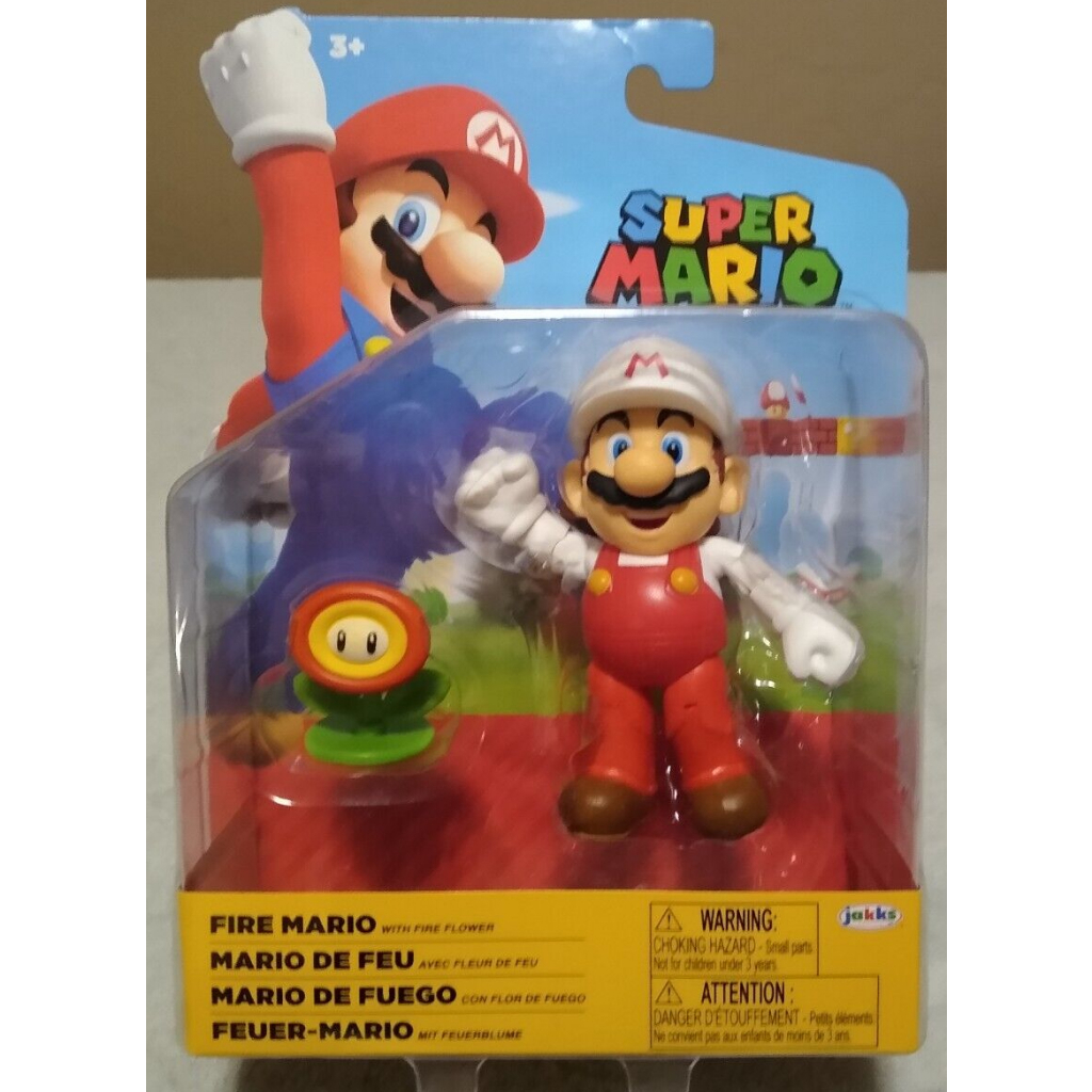 Jual Mainan Action Figure JAKKS Pacific Super Mario - Fire Mario ...
