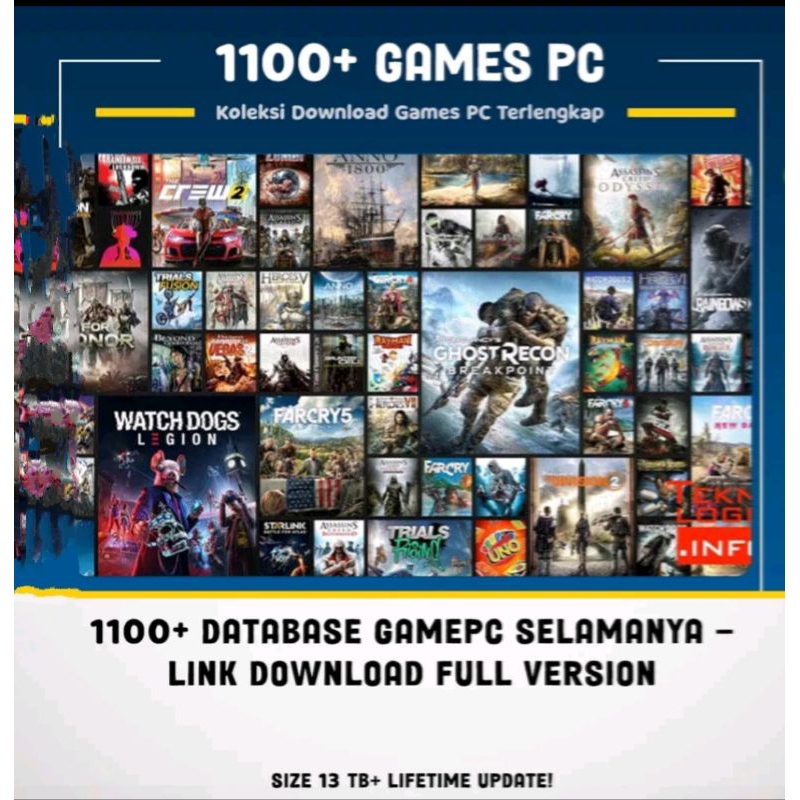 Jual 1100 Games PC lengkap via google drive | Shopee Indonesia
