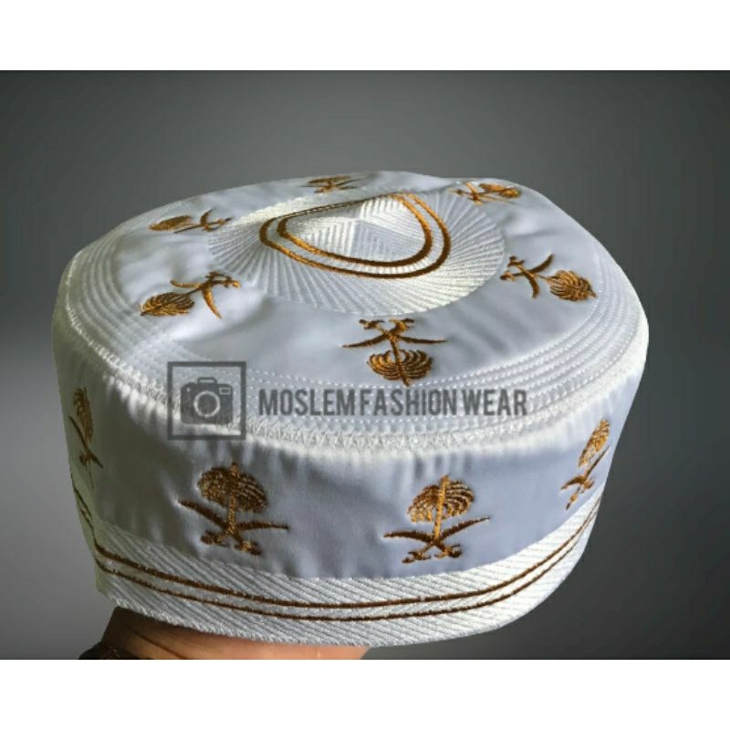 Jual Peci Madinah Bugis Motif Bordir Original | Peci Haji | Songkok ...