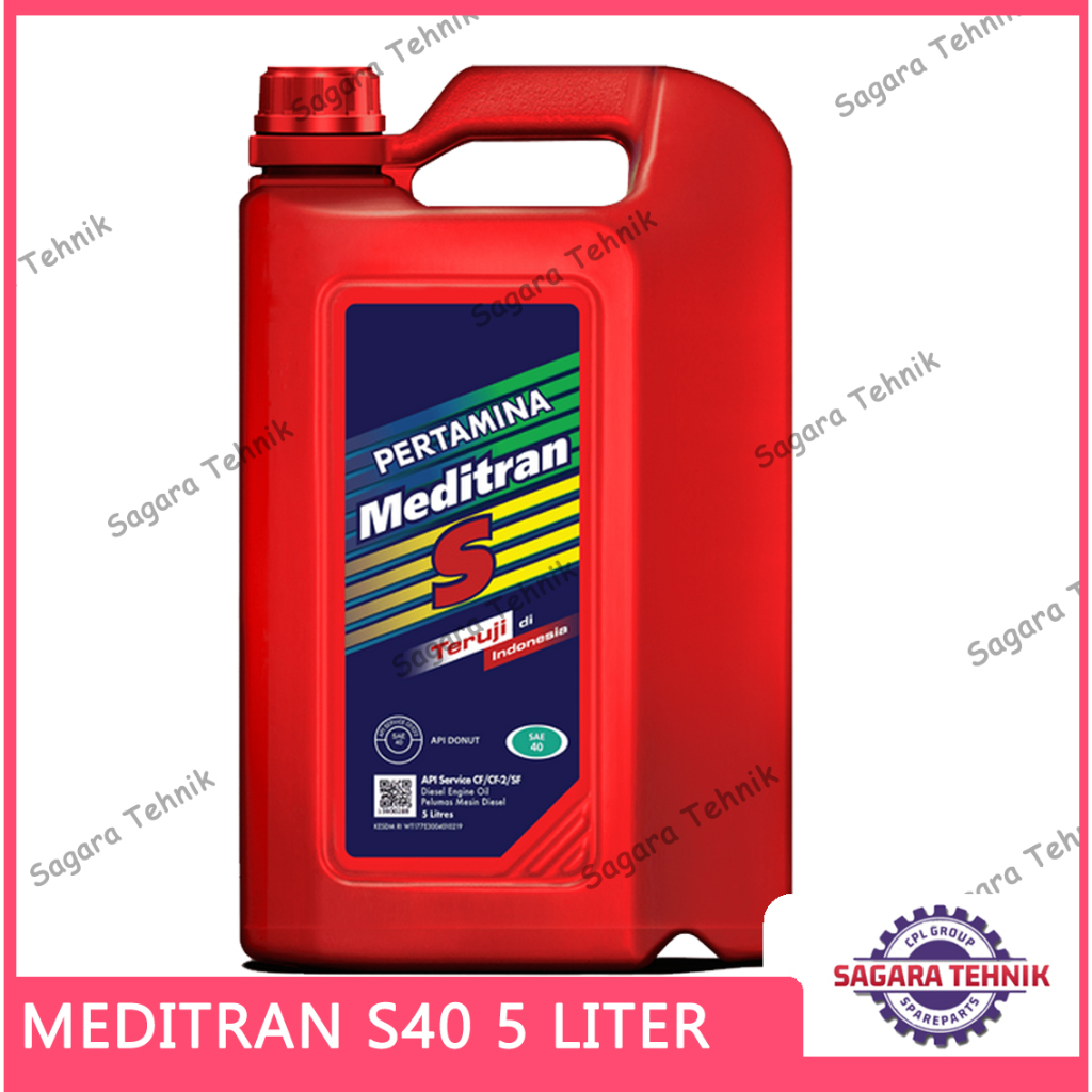 Jual Oli Pertamina Meditran S40 5 Liter Mesin Solar Galon 5 Liter Original | Shopee Indonesia