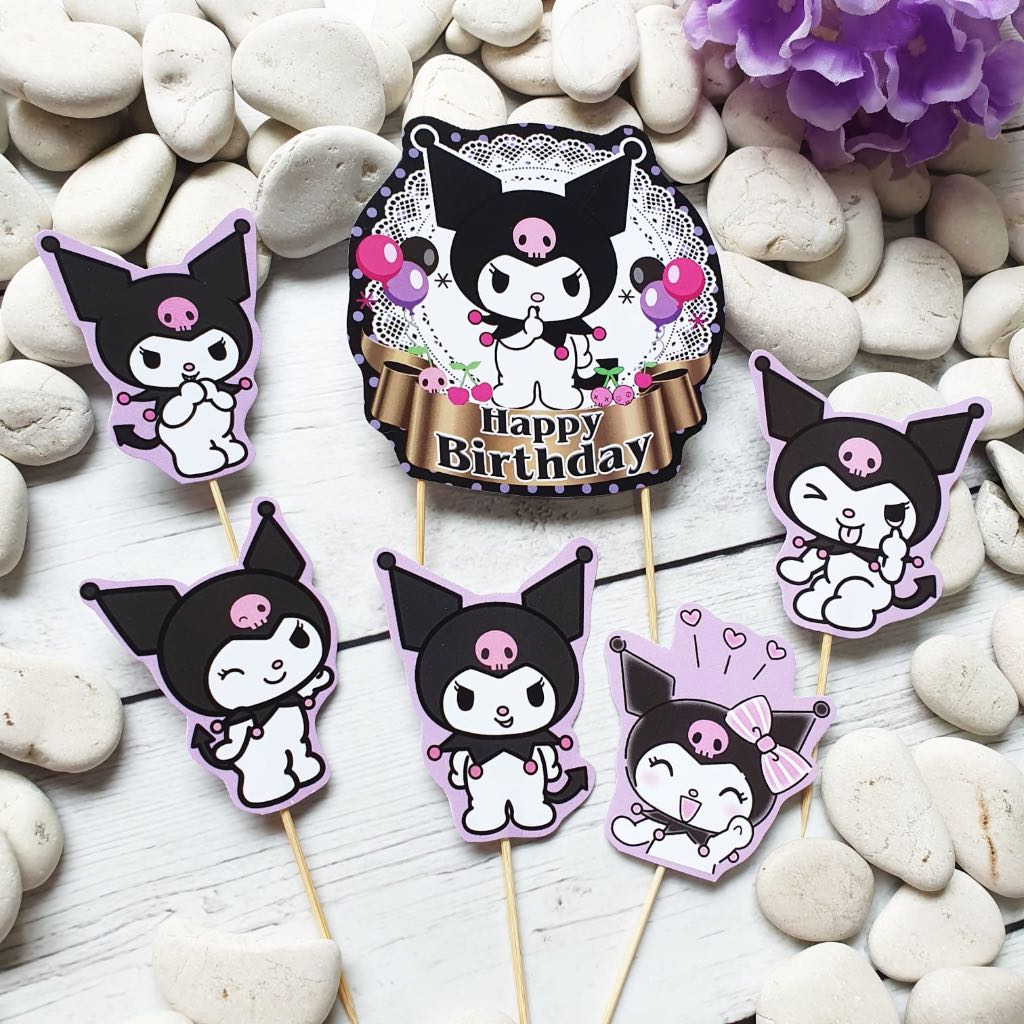 Jual Topper Kue Kuromi (6pcs) | Shopee Indonesia