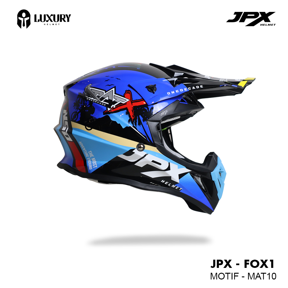 Jual Helm Keren - Helm JPX FOX1 - MAT 10 - Helm FullFace - Offroad ...