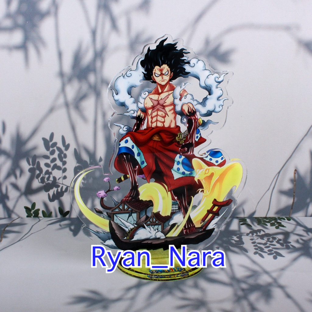 Jual Action Mini Figure Standee Akrilik Anime One Piece Luffy Zoro ...