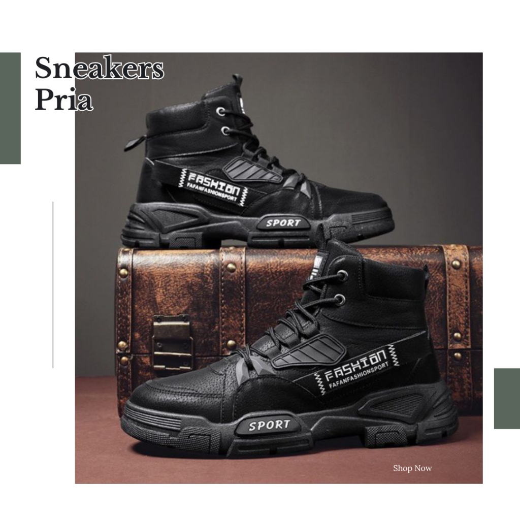 Jual Sepatu Sneakers Pria Import FS08-90 Sepatu Pria Import Kasual ...