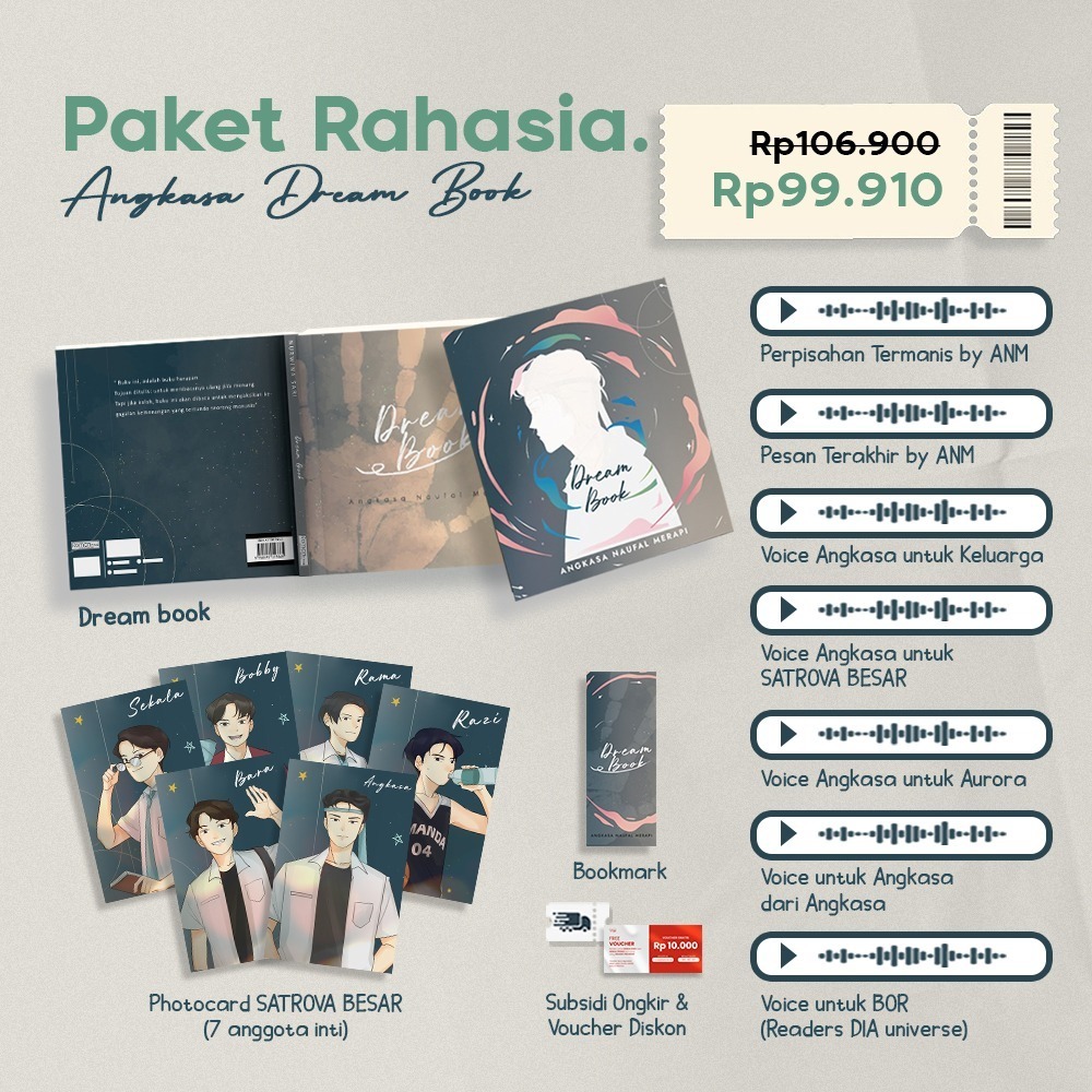 Jual Pre-Order "Angkasa's Dream Book" By Nur Wyna | Shopee Indonesia