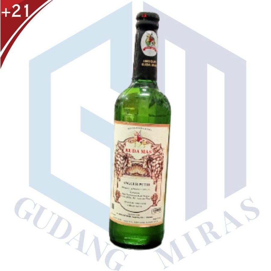 Jual KUDAMAS ANGGUR PUTIH BUAH BOTOL HITAM 620 ml KUDA MAS BOTOL LOCAL ...