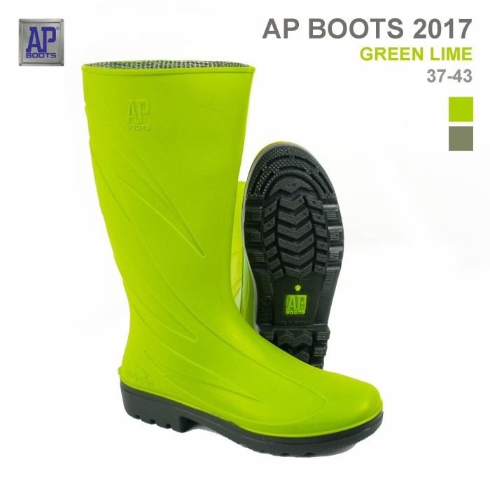 Jual AP Boots 2017 GREEN LIME / Hijau Lemon Panjang | Shopee Indonesia