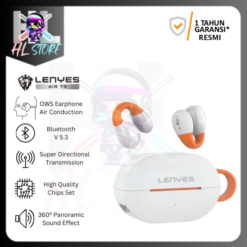 Jual LENYES AIR 79 Air Conduction Earphone OWS Stereo Bluetooth ...