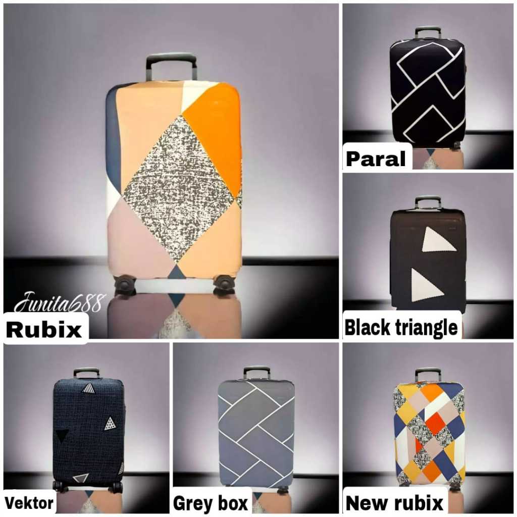 Jual Sarung PELINDUNG koper motif ELASTIS/Cover koper stretch | Shopee ...