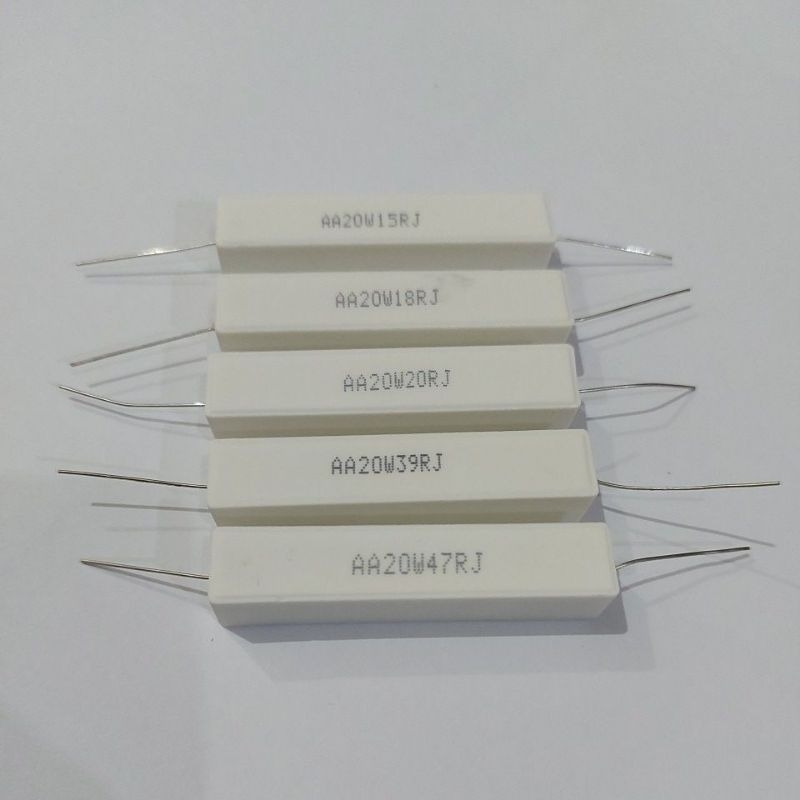 Jual Resistor Kapur 20 Watt Kualitas Bagus | Shopee Indonesia