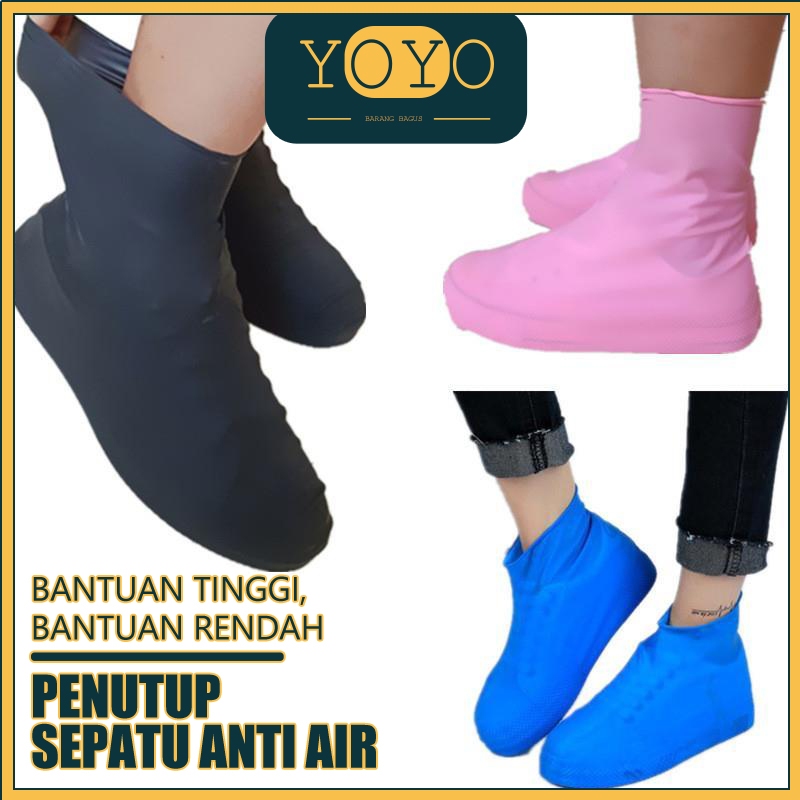 Jual Cover Sepatu Sarung Sepatu Karet Pelindung Sepatu Silicone Anti ...
