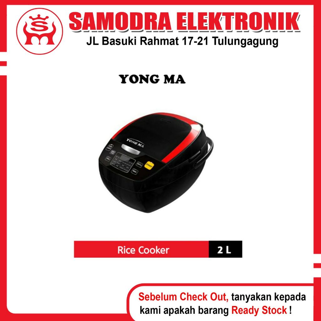 Jual Magic Com YONG MA SMC-8017 | Rice Cooker 2 Liter Yongma | Shopee ...