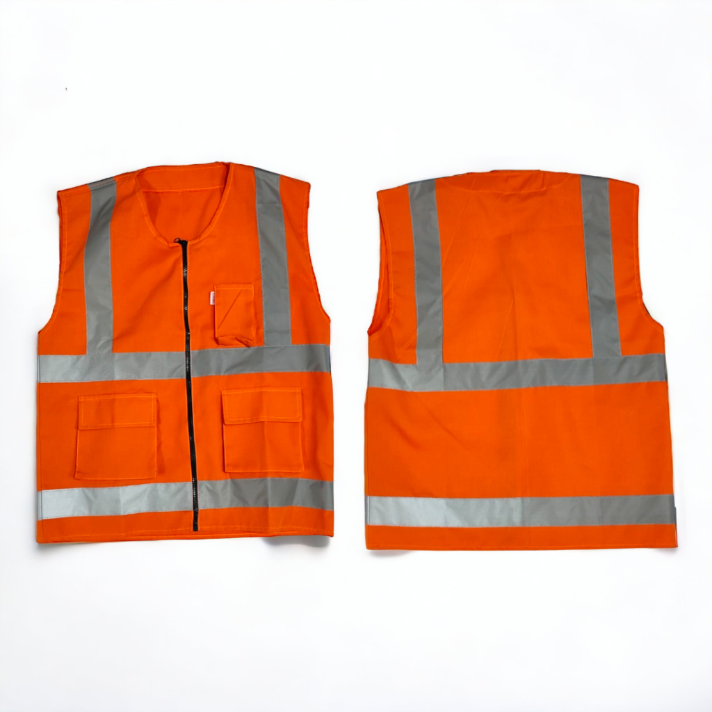 Jual Rompi proyek safety Drill / rompi proyek bahan drill + Patch K3 ...