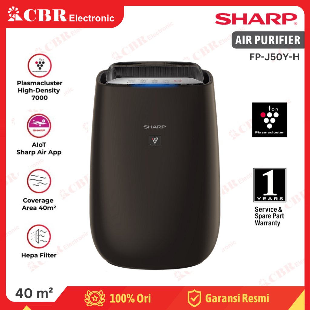 Jual Air Purifier SHARP FP-J50Y-H | Shopee Indonesia