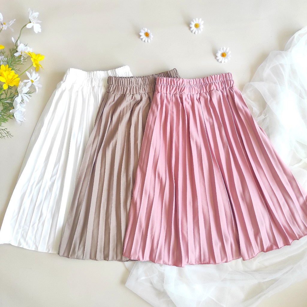 Jual Rok Keyra (1-10th) | Rok Plisket Anak Panjang Premium Polos dan ...