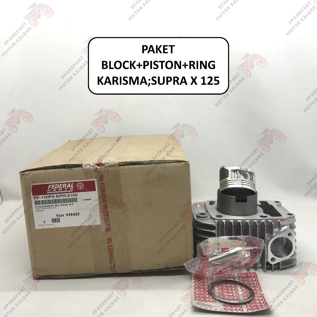 Jual Paket Silinder Blok motor KARISMA merek Federal Parts | Paket ...