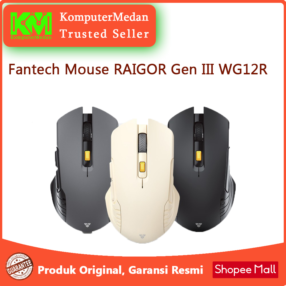 Jual Fantech RAIGOR Gen III WG12R Rechargeable Mouse Wireless Gaming ...
