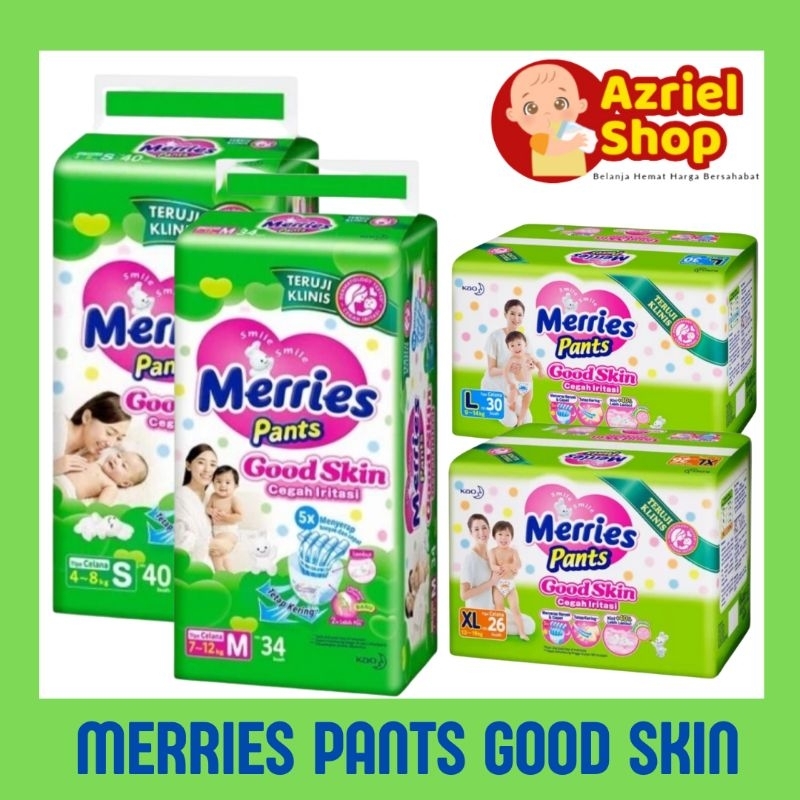 Jual MERRIES M50 GOOD SKIN PANTS TIPE CELANA S40 / M34 / L30 / XL26 ...