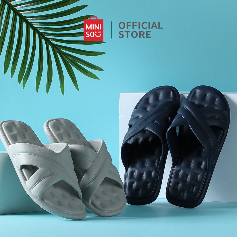 Jual MINISO Sandal Jepit Wanita Kamar Mandi Sendal Pria Selop ...