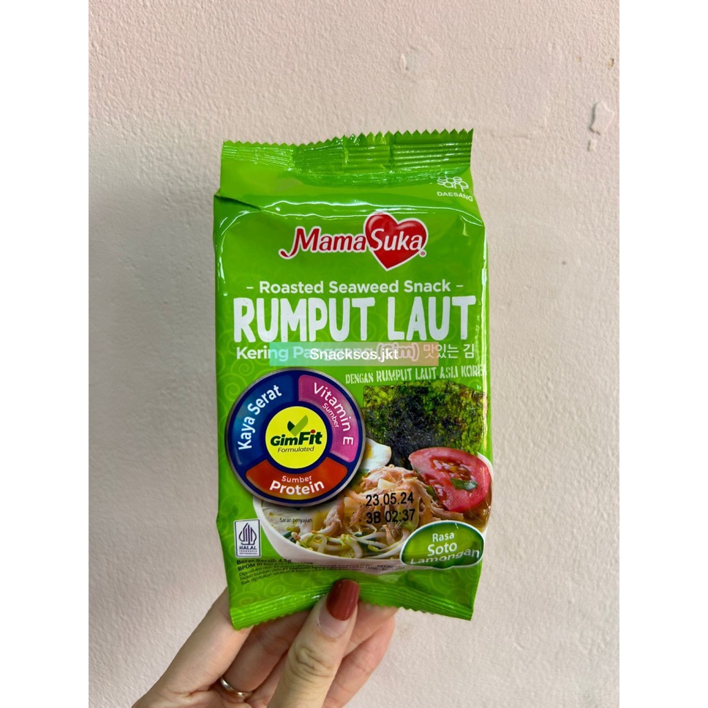 Jual Mamasuka Rumput Laut Nori Seaweed Korea Original / Soto Lamongan ...
