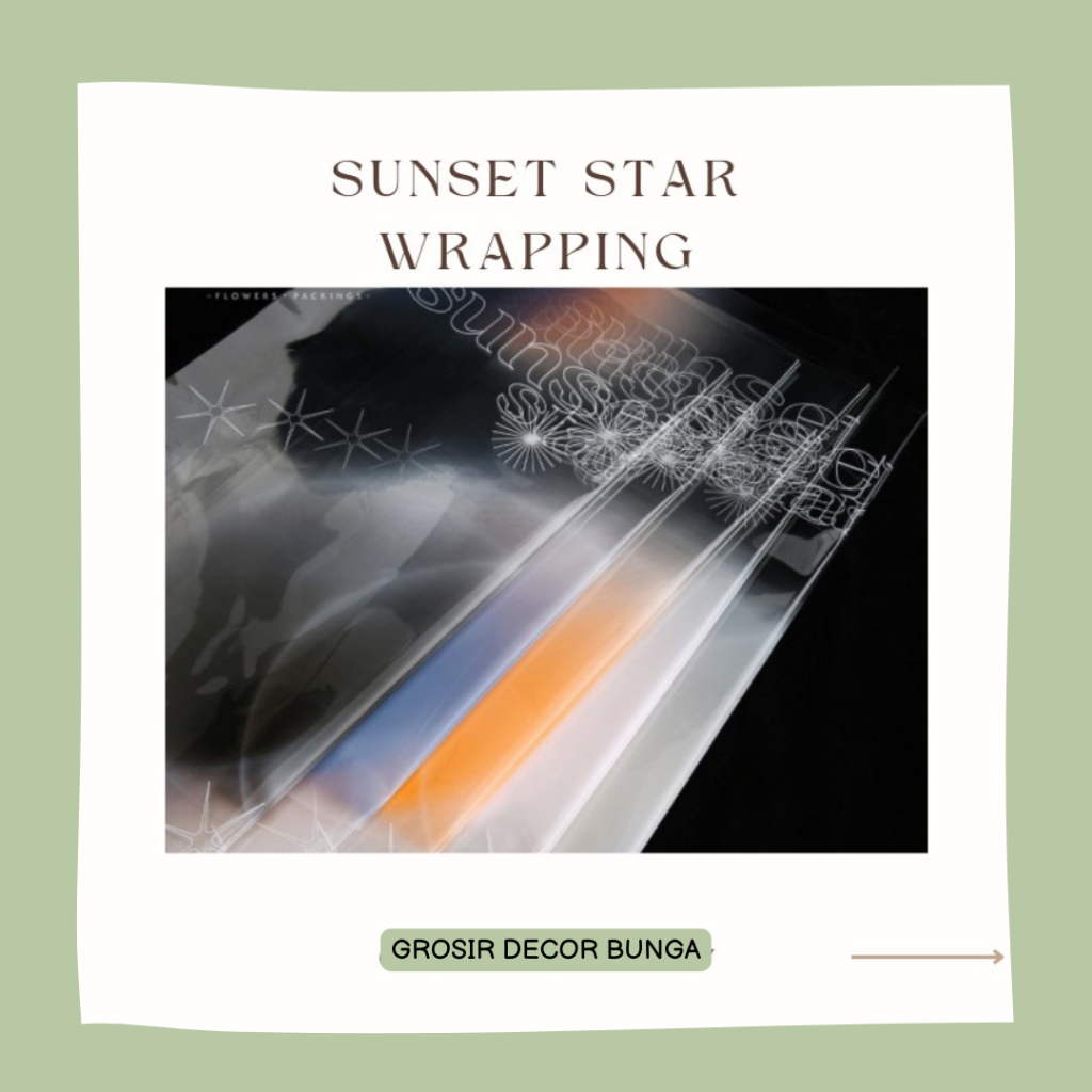 Jual SW TERLARIS WRAPPING OPP PASTEL WAXXY OPP WRAPPING PAPER ...