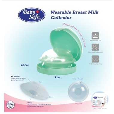 Jual BABY SAFE Wearable Breast Milk Collector BPC01 | Shopee Indonesia
