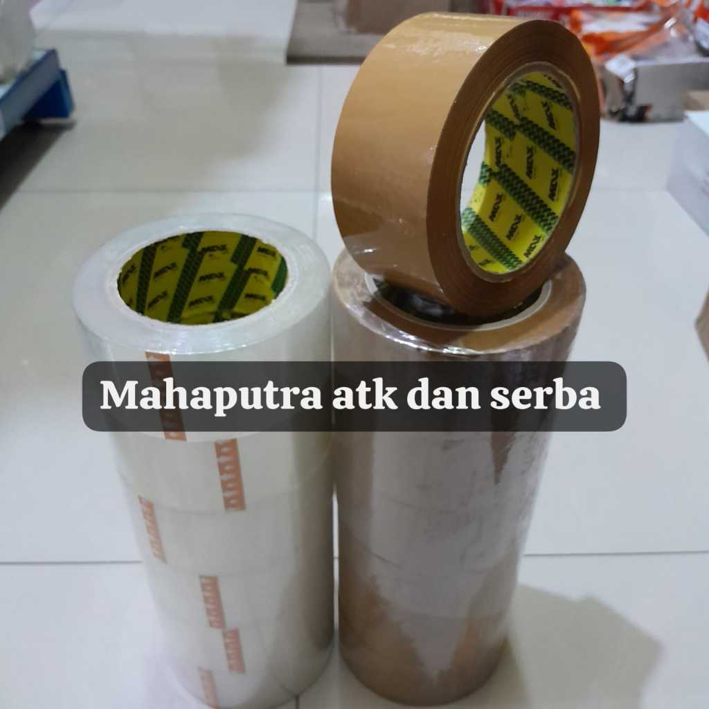 Jual LAKBAN 48mmx90 yard LAKBAN murah grosir BENING LAKBAN COKLAT ...
