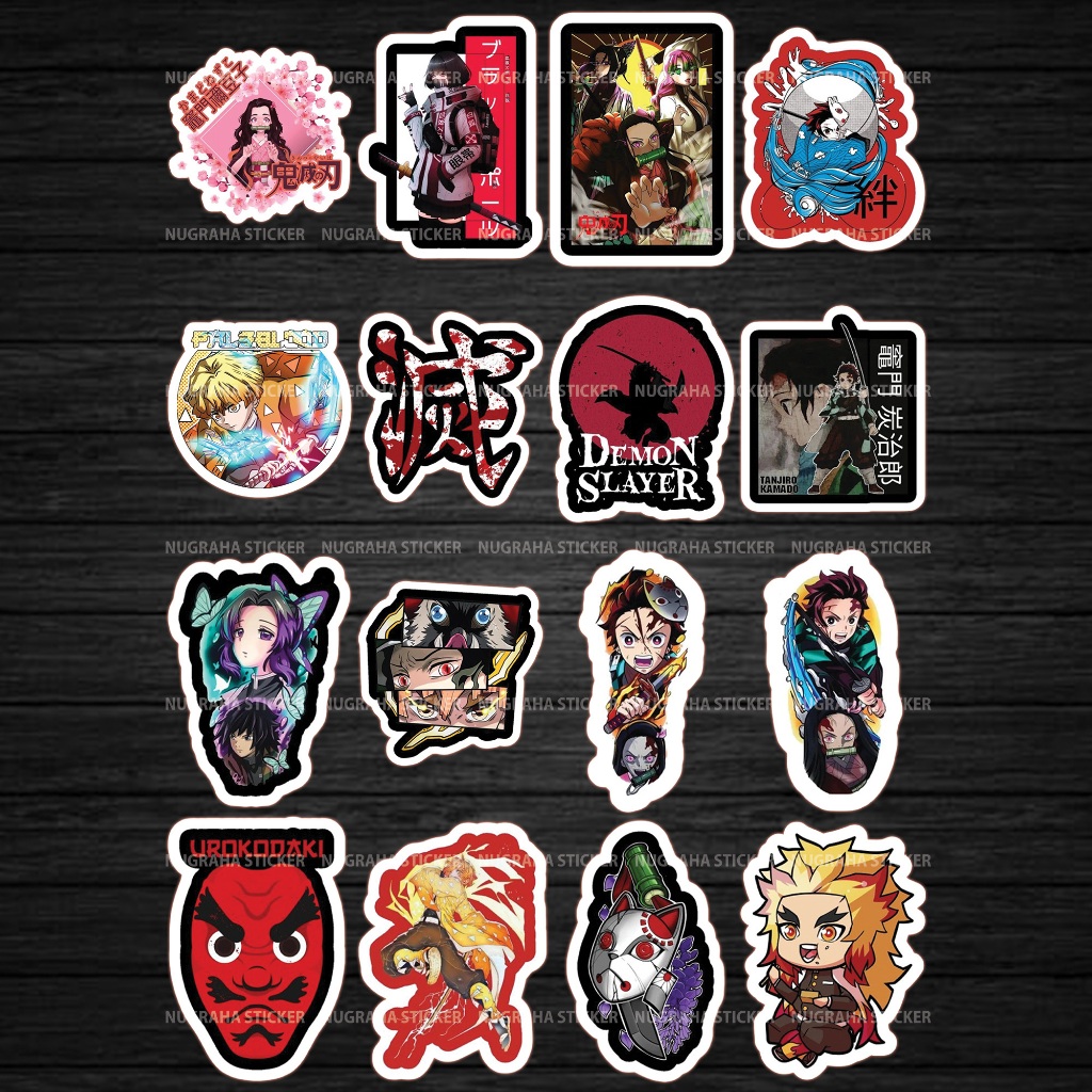 Jual 416 PCS Sticker Muichiro Tokito Demon Slayer - Muichiro Tokito ...